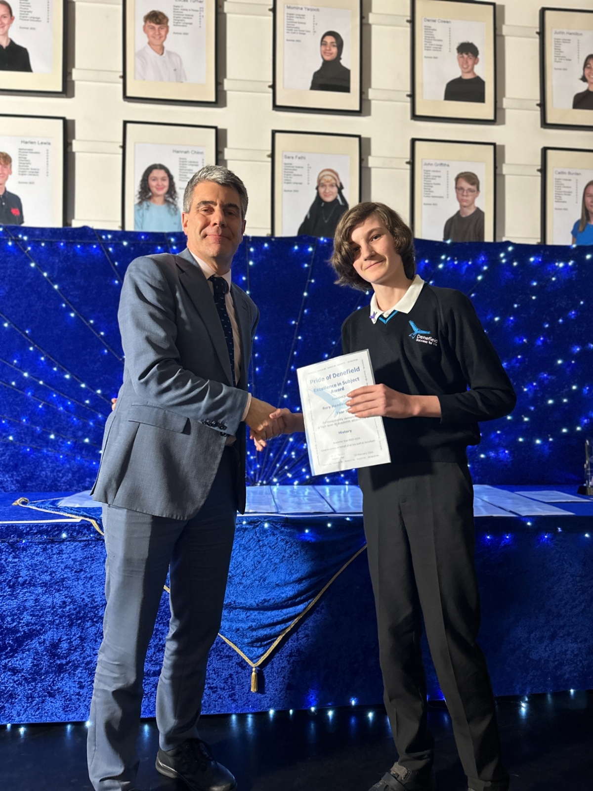 Denefield School - Pride of Denefield - KS3 Awards Evening