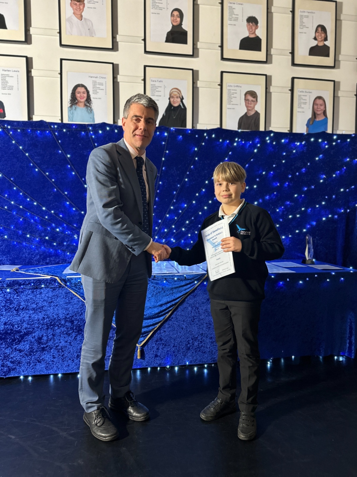 Denefield School - Pride of Denefield - KS3 Awards Evening