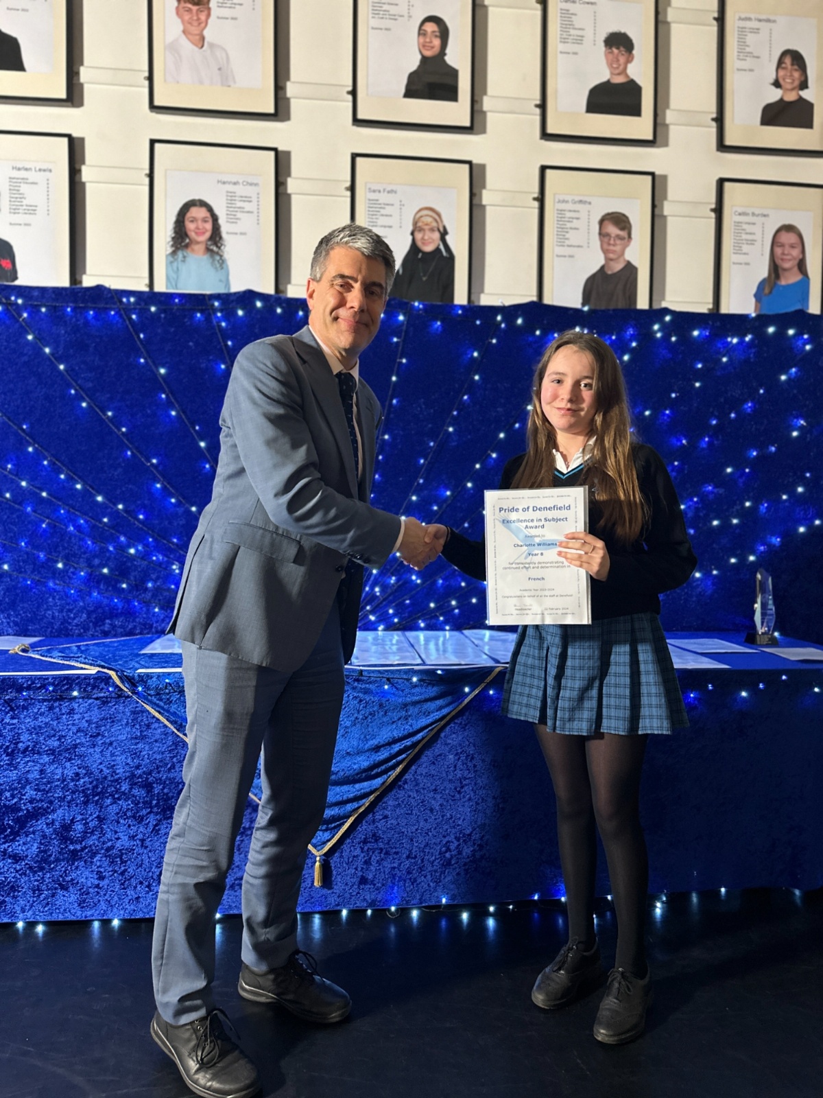 Denefield School - Pride of Denefield - KS3 Awards Evening