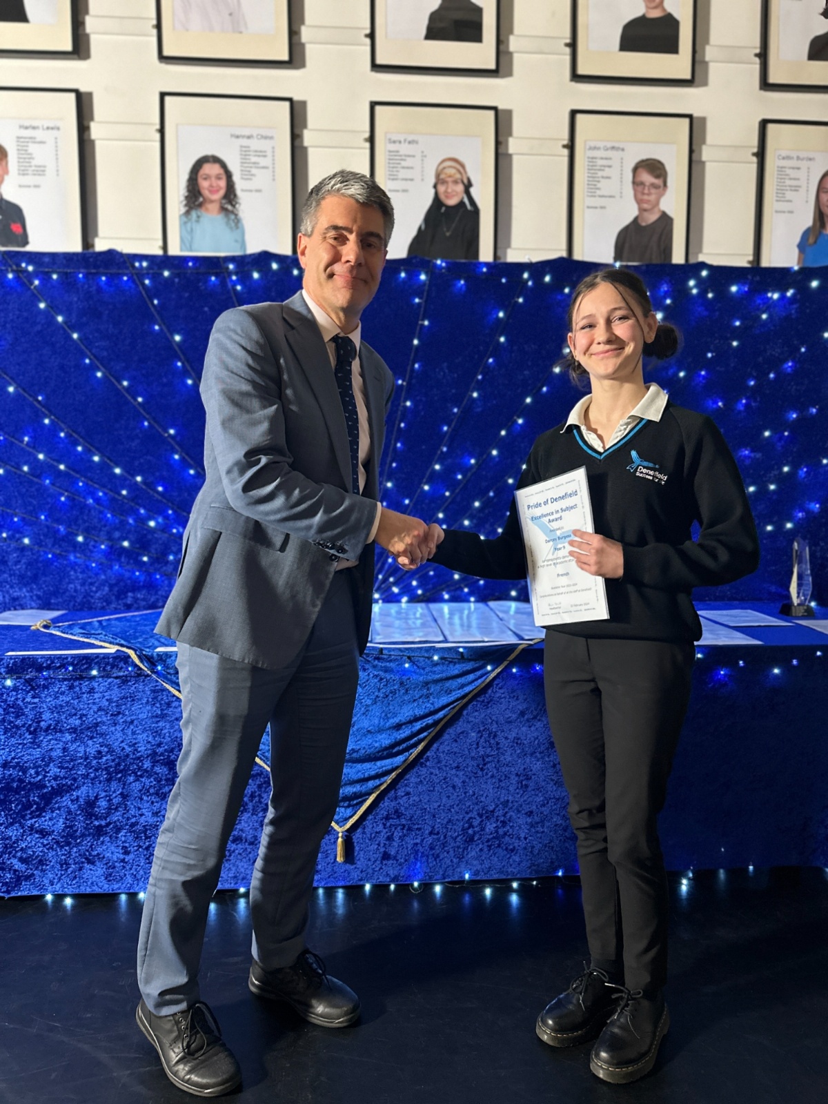 Denefield School - Pride of Denefield - KS3 Awards Evening