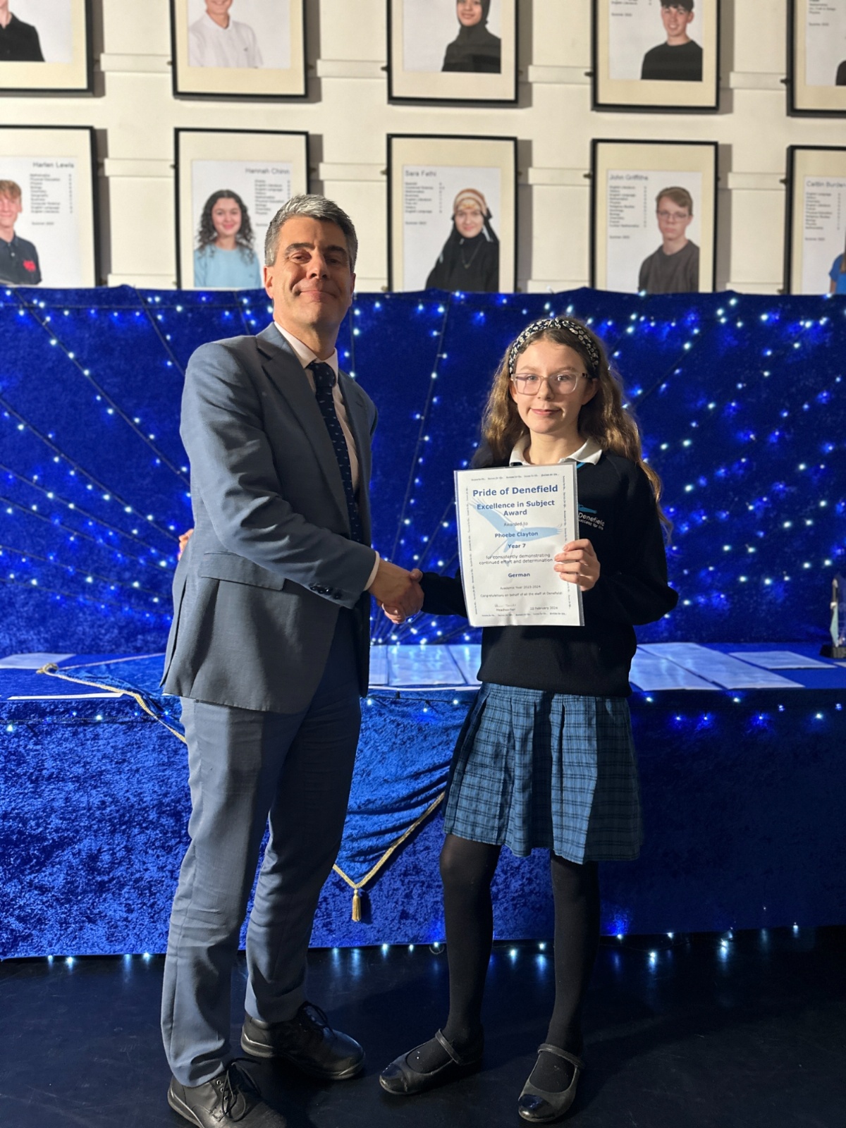 Denefield School - Pride of Denefield - KS3 Awards Evening