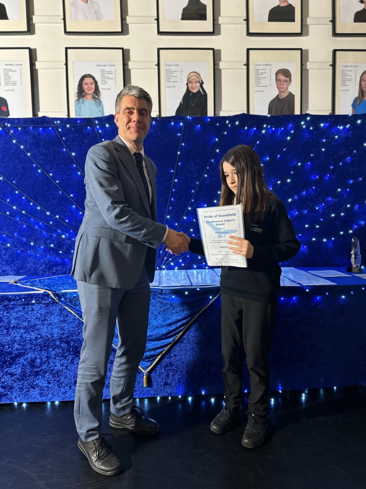 Denefield School - Pride of Denefield - KS3 Awards Evening