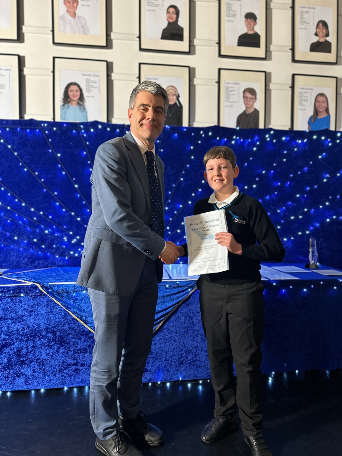 Denefield School - Pride of Denefield - KS3 Awards Evening