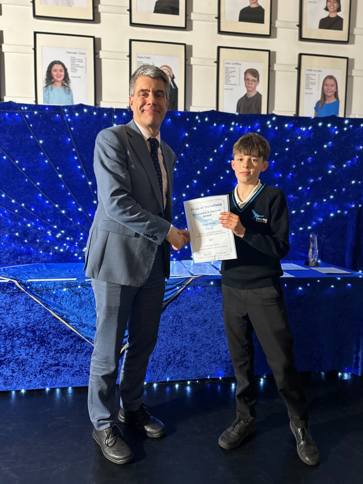 Denefield School - Pride of Denefield - KS3 Awards Evening