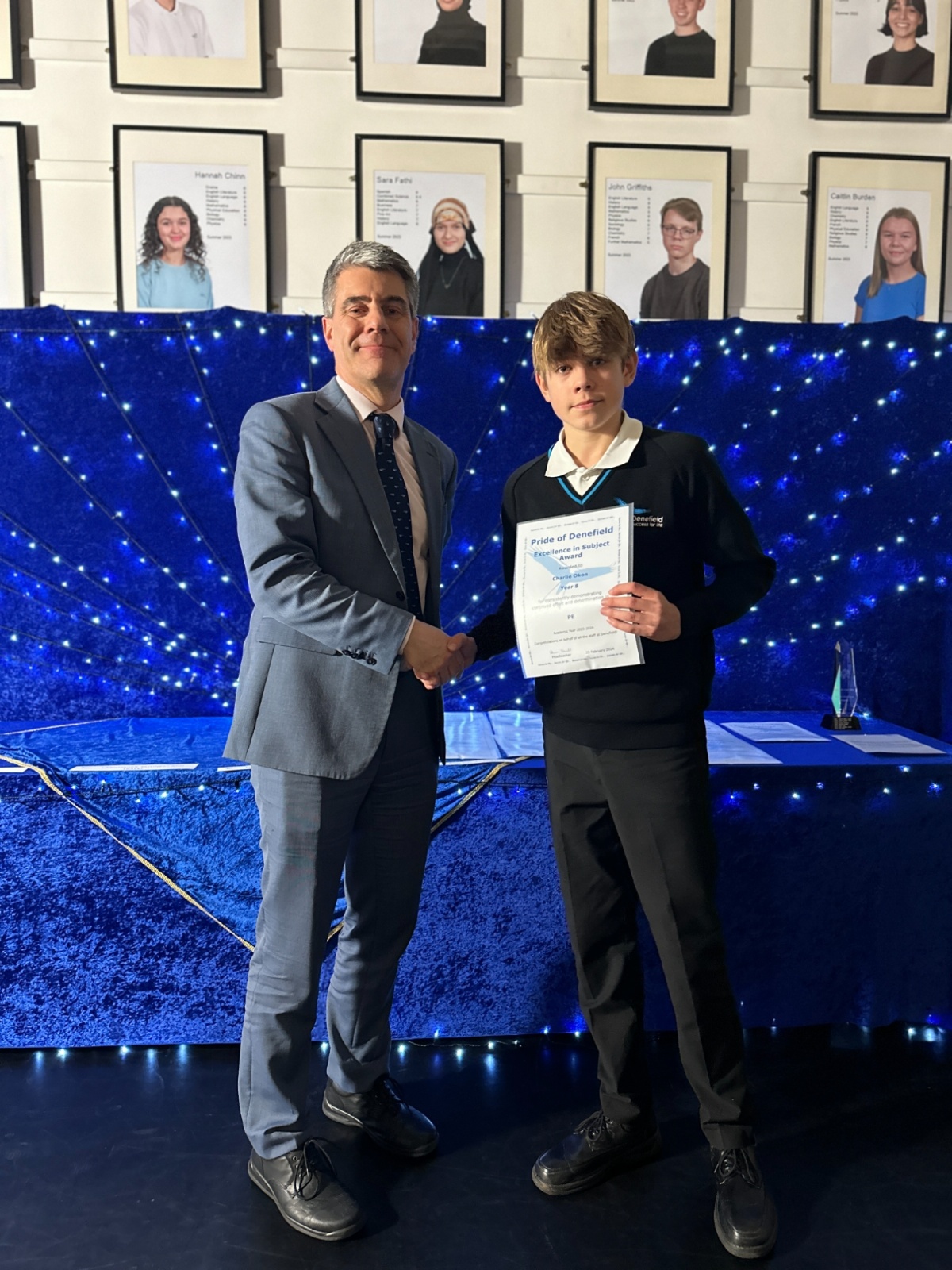 Denefield School - Pride of Denefield - KS3 Awards Evening