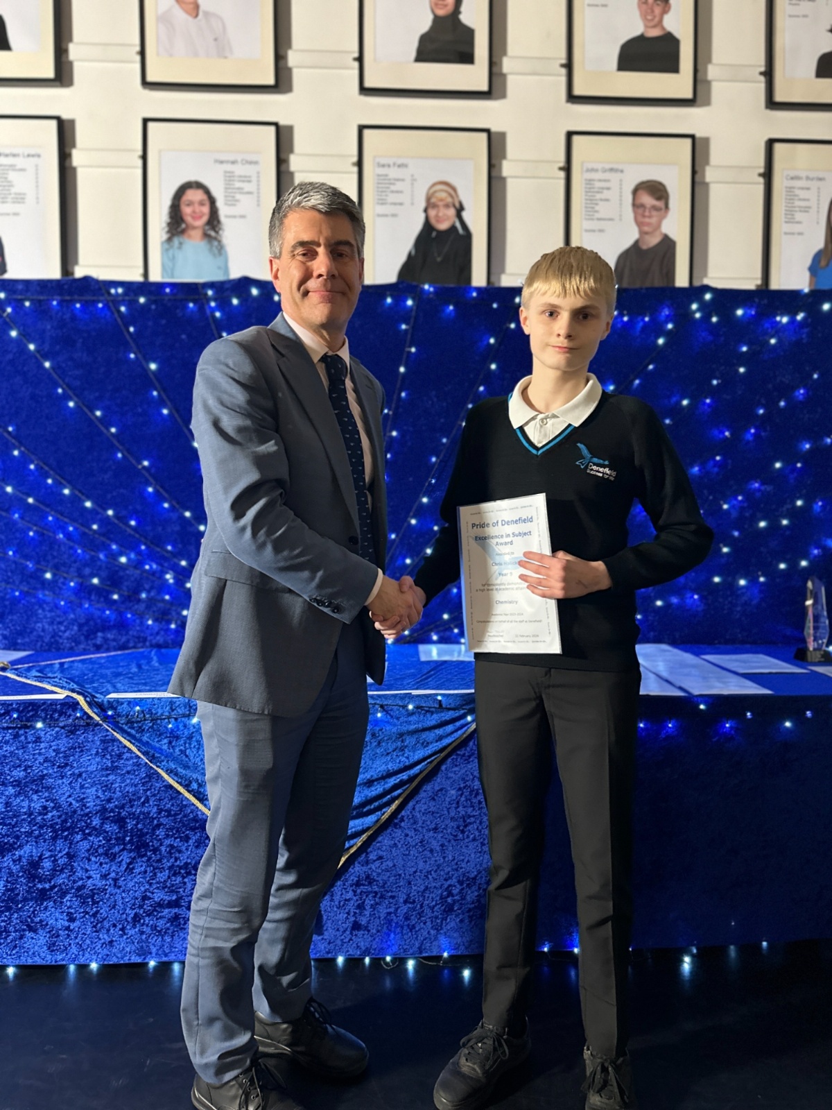 Denefield School - Pride of Denefield - KS3 Awards Evening
