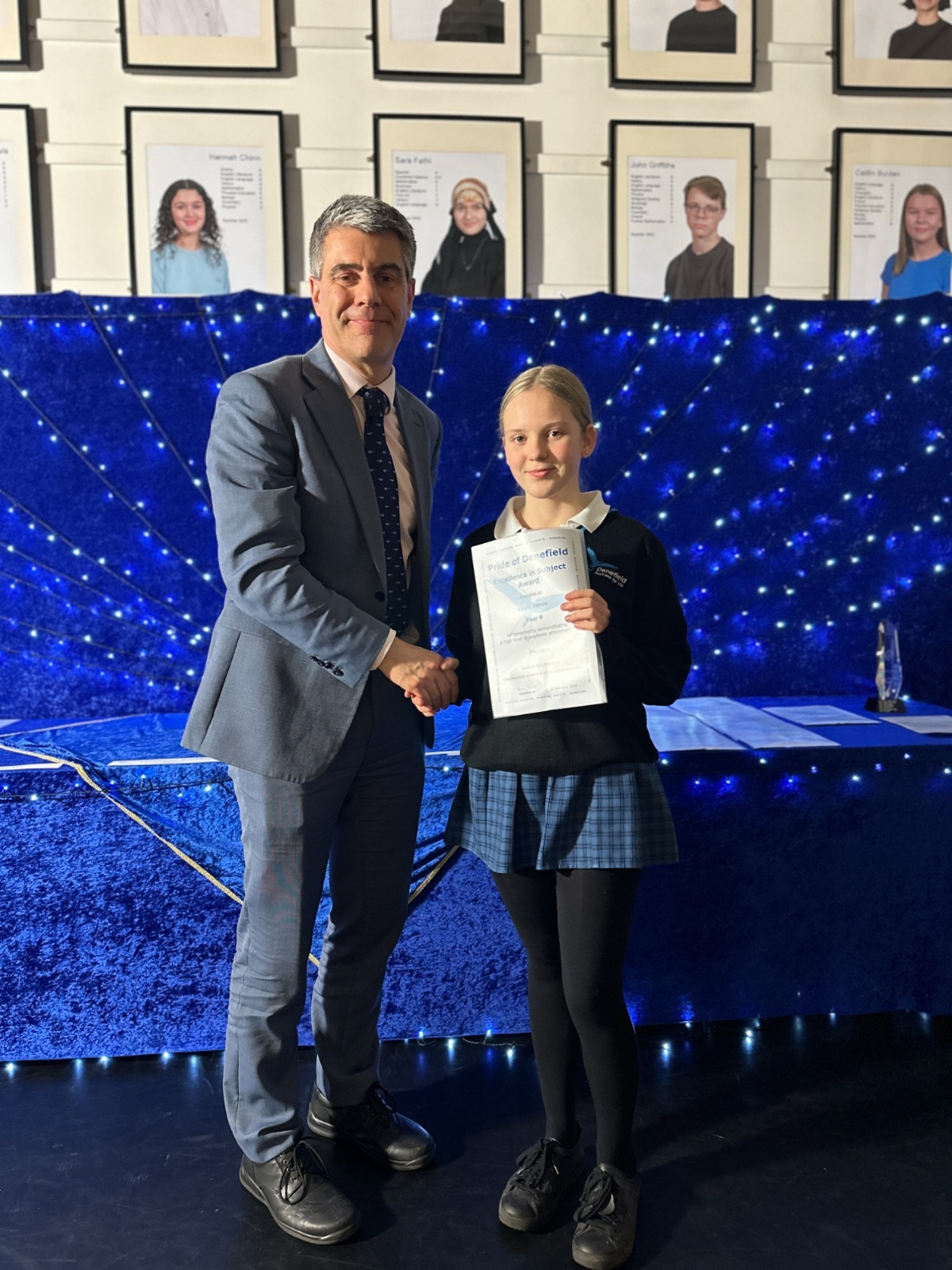 Denefield School - Pride of Denefield - KS3 Awards Evening