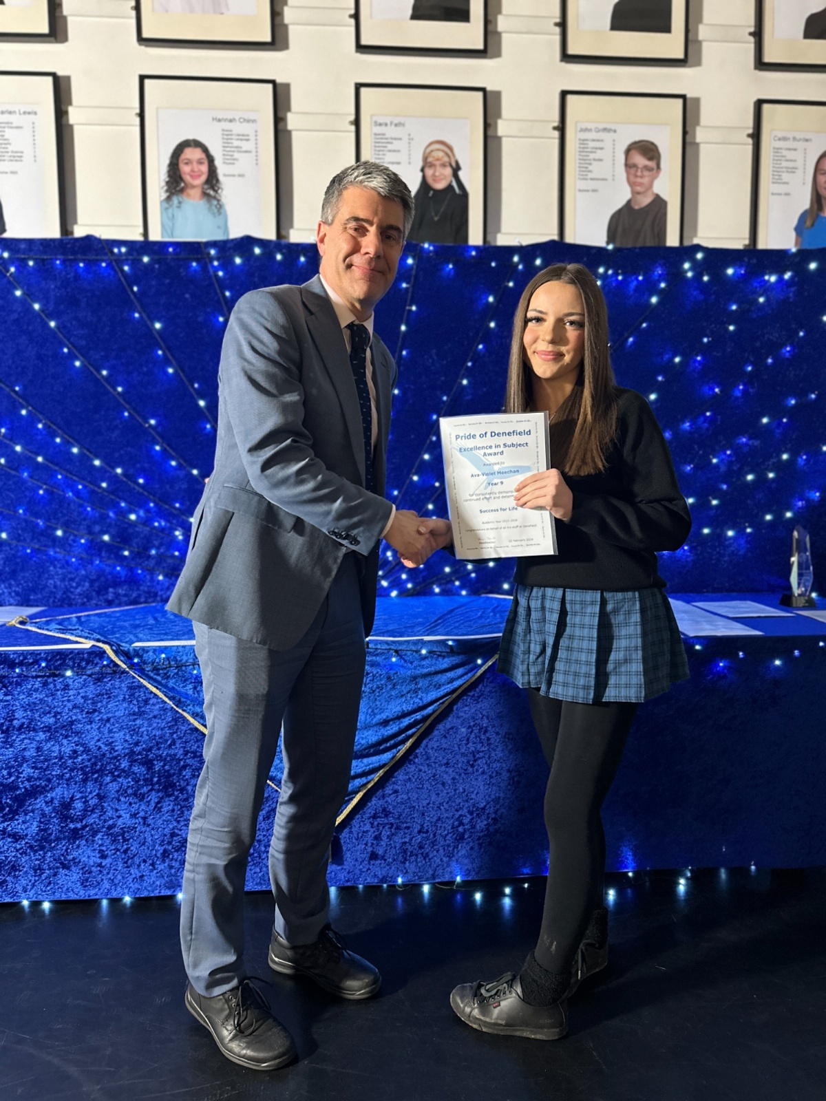 Denefield School - Pride of Denefield - KS3 Awards Evening