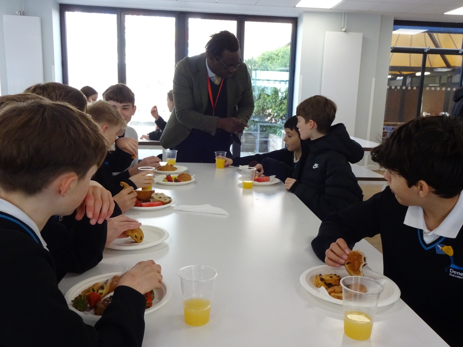 Denefield School - VIP breakfast